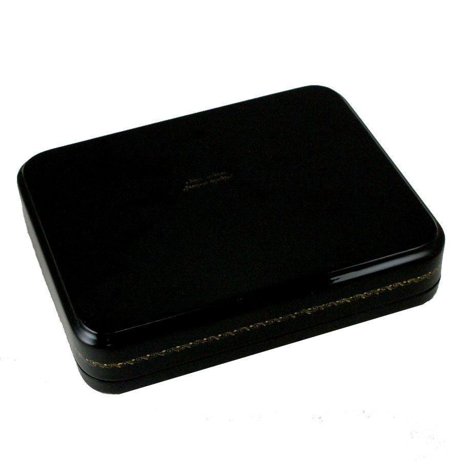 Russian lacquer box Flying Ship - Russian Art Store